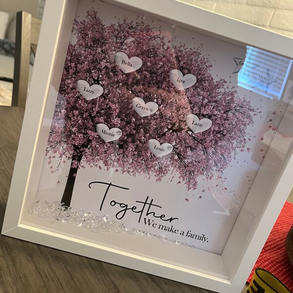 Personalised Family Tree, Together We Make a Family Gift, Mothers Day ...