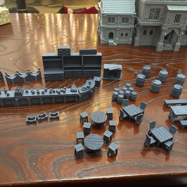 Dnd Terrain the Brig Ship - Dwarves, Elves and Demons | 28mm Miniature ...