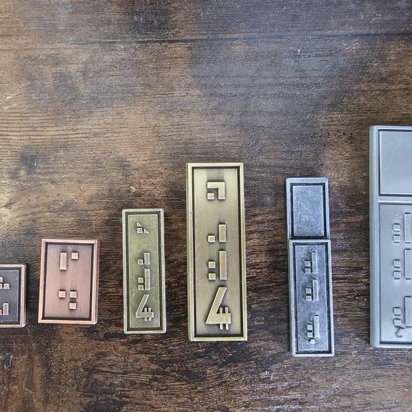 40x Dragon Coins in 3 Different Colors, Metal Token Upgrade for Board ...