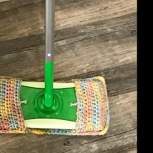 Crochet Pattern Reusable Crochet Sweeper Cover Pattern Sweeper Pad ...