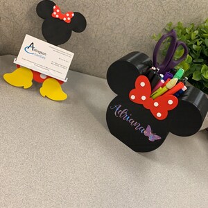 Mickey Mouse 3D Printed Disney Sticky Note Holder for Desk | Etsy