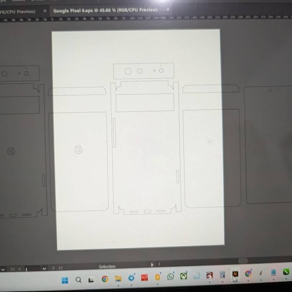 Motorola G84 Skin Vector Template SVG - Die Cut Phone Decal Design for ...