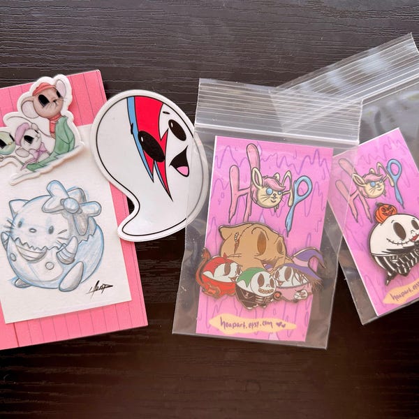 Big Bad Batsy - Bat Head Trick or Treat Pail - 1.75" Hard Enamel ...