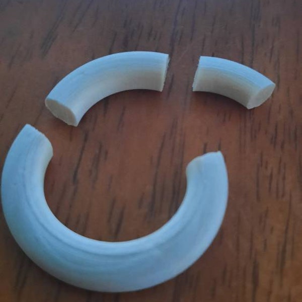 Rings Connectors Natural Wood Set of 10, 34 Mm - Etsy