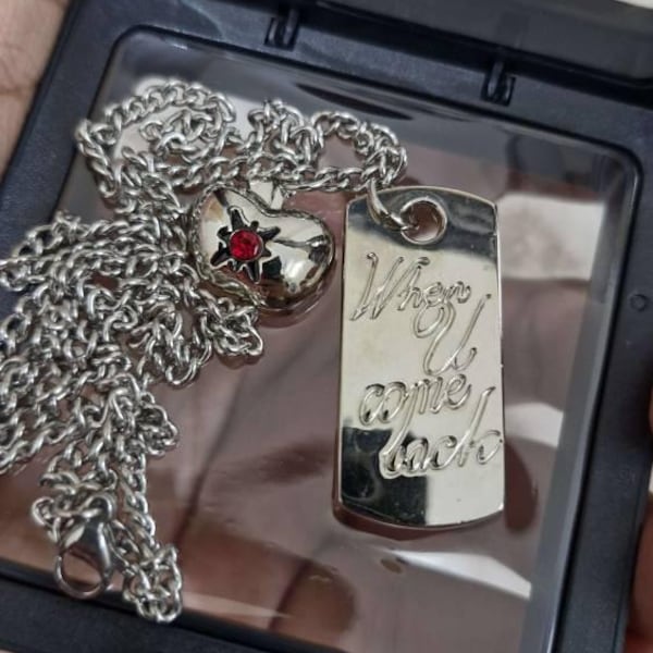 Love and Deepspace Caleb When U Come Back Pendant, Caleb Necklace ...