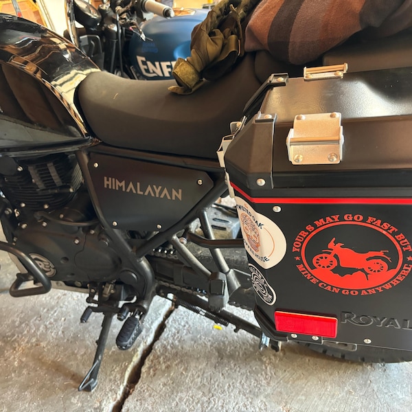 Mountain Design Himalayan Logo Sticker Compatible With RE Himalayan ...