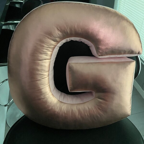 Letter Pillow R Birthday Gift Alphabet Pillow Personalized Pillow ...