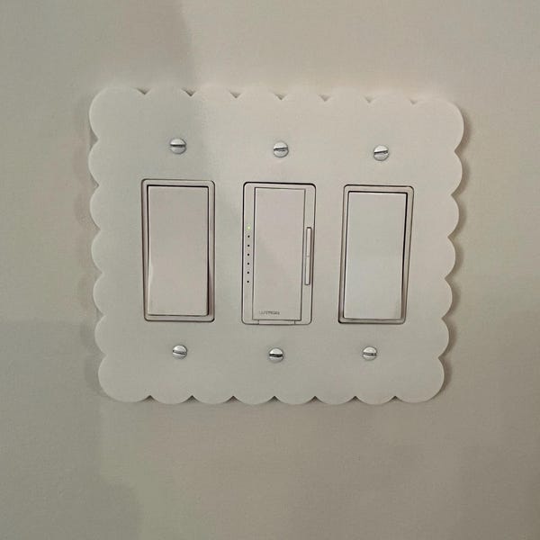 Wavy Cloud Toggle Switch Cover Plate, Decora Rocker Faceplate ...