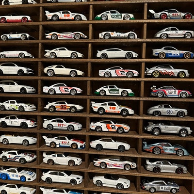 Natural Wooden Monster Truck Storage, Monster Truck Display Case ...