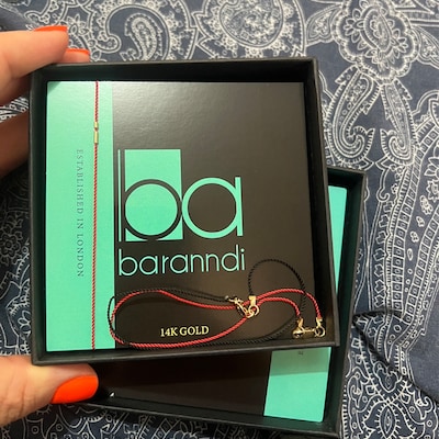 14k Gold Red String Choker Gold Necklace Bridesmaids Gift - Etsy