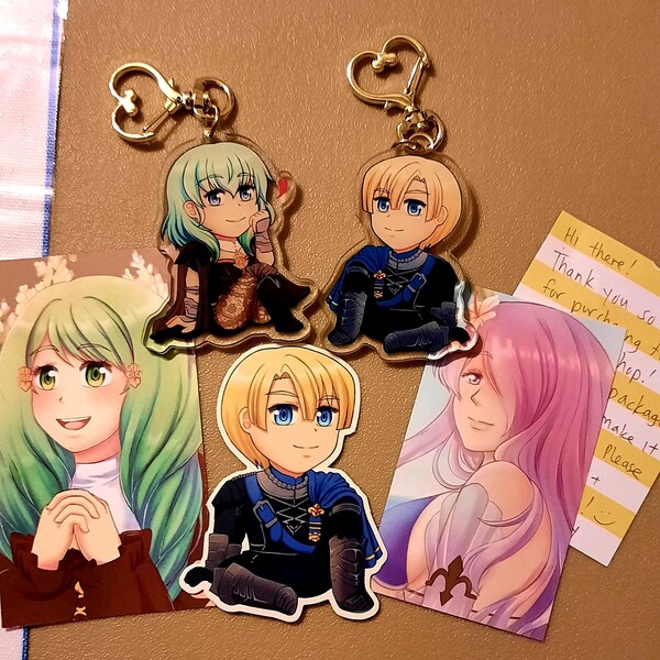 FFXIV Gaia and Ryne Coffee Biscuit Letter Size Print (8.5x11 Inches) - Etsy