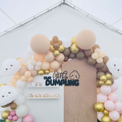 Little Dumpling on the Way Baby Shower Party Signage, Bao Bun Party ...