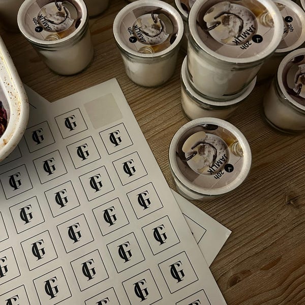 Custom QR Code Package Brand Name Stickers Sheet, Custom Text Stickers ...