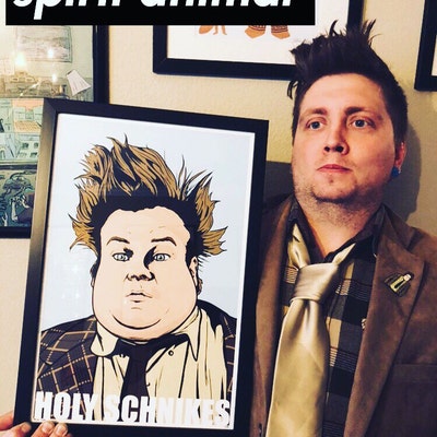 Original holy Schnikes 12 X 18 Tommy Boy Giclée Art Print Poster Chris ...