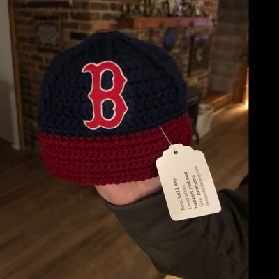 Newborn Baby BOSTON RED SOX Baseball Cap Hat Custom Made - Etsy