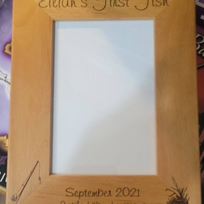 First Fish First Fish Frame Fishing Frames Custom Frames Child's First ...