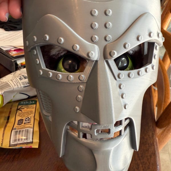 3D Printed Doctor Victor Von Doom Inspired Mask - Etsy