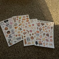 Variety Sticker Pack Cute Sticker Pack, Mini Clear Stickers, Variety ...