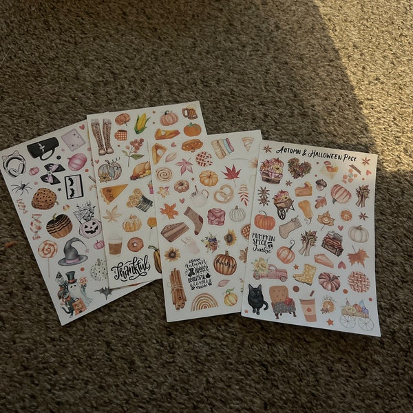 Variety Sticker Pack | Cute Sticker Pack, Mini Clear Stickers, Variety ...