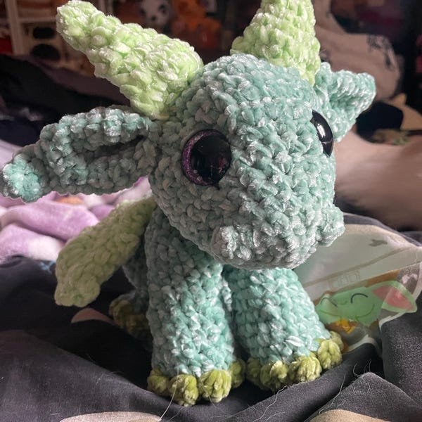 Cato the Dragon Snuggler/lovey Amigurumi Crochet Pattern - Etsy