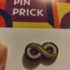 Infinitely Asexual Pin Subtle Ace Pride Accessory LGBTQ Grey Graysexual ...