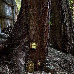 Tree Faces Tree Hugger Yard Art Garden Decoration unique Glow in the ...