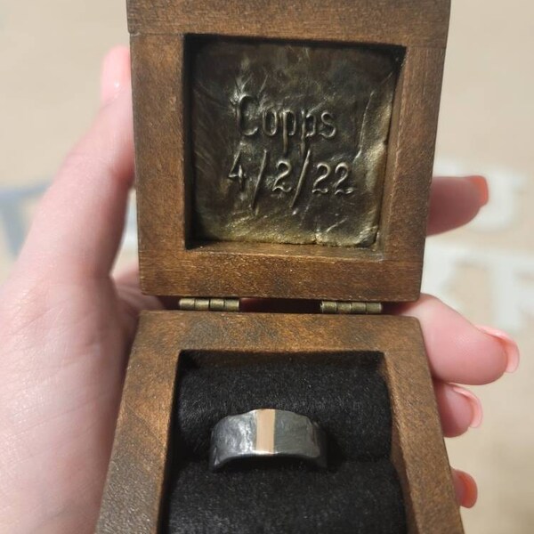 Viking Ring Box With Norse Vegvisir Viking Compass Nordic Jewelry Box ...