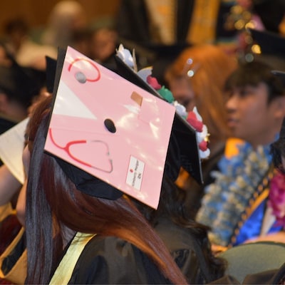 Scrub Top, RN Uniform Graduation Cap, Nursing Grad Cap Topper ...