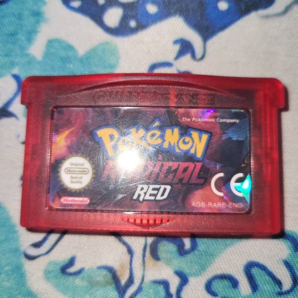 Pokemon Radical Red V4.1 RTC GBA Hackrom Retro Game for Gameboy Advance ...