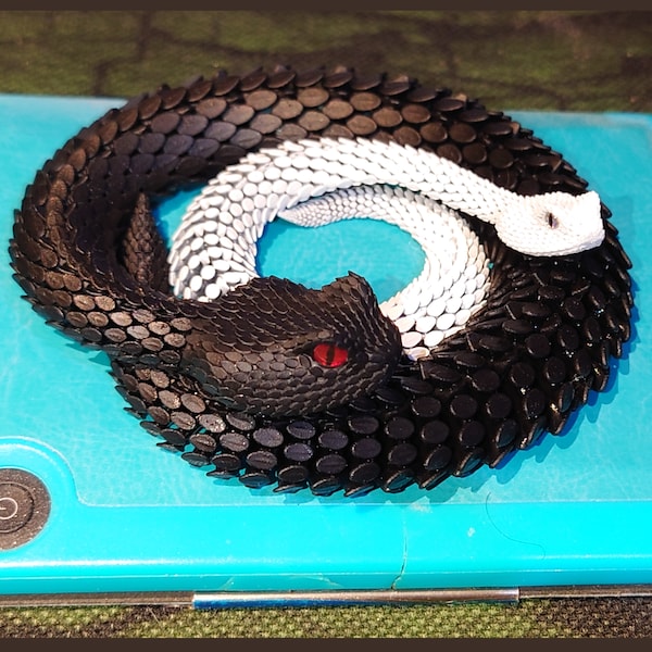 Snake Figure | Articulated Model Viper | Toy Animal | Small - Etsy