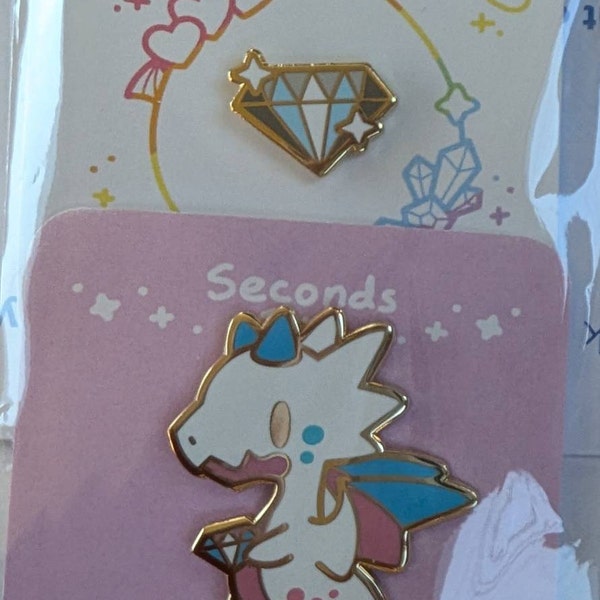 Trans Pride Dragon Enamel Pin - Etsy