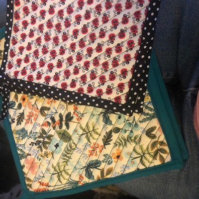 Pair 2 Oversized Handcrafted Quilted Potholders Hotpads Trivets,tasty ...