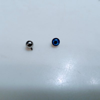All Seeing Eye Implant Grade Surgical Steel Eyeball Replacement Ball ...