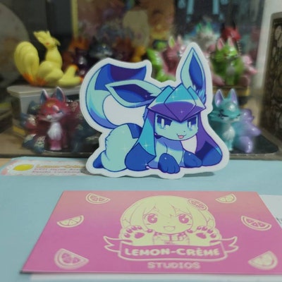 Glaceon Vinyl Sticker - Etsy