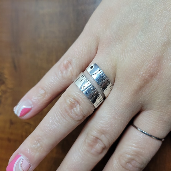 Tapeline Ring,tape Measure Ring,style Ring,brass Tapeline Ring,modern ...