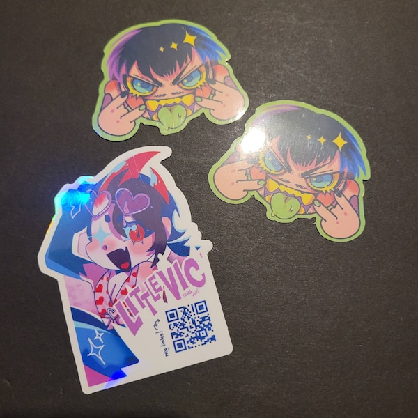 Eurovision 2024 Holographic Stickers batch 1 - Etsy