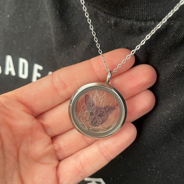 Personalized Keepsake Necklace • Pet Hair Keepsake • Memorial Gifts for ...