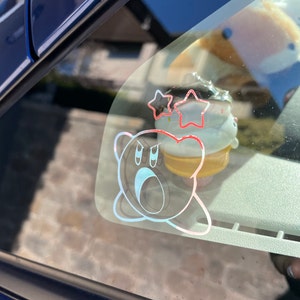 Kirby Inspired Decal for Car, Laptop, Game Console - Etsy