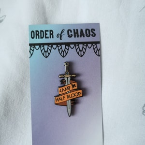 Enamel Pin Percy Jackson Inspired - Etsy