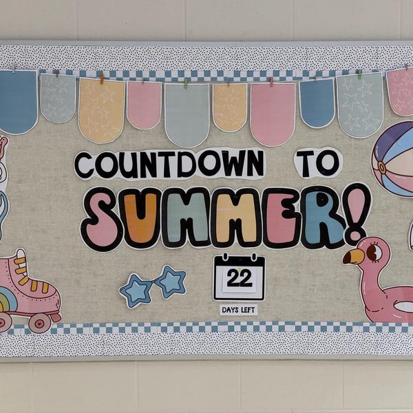 Daily Slide Templates for Retro Pastel Classroom Decor Pastel Classroom ...