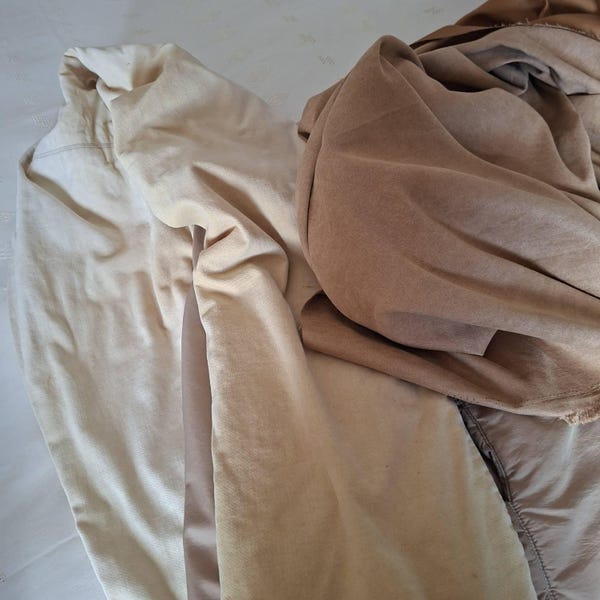 VERY THIN - Faux Suede Fabric for Lightweight Fabric Work, Satin ...