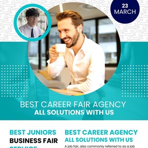 STAFFINF AGENCY FLYER Diy Editable Canva Template, Printable & Social ...