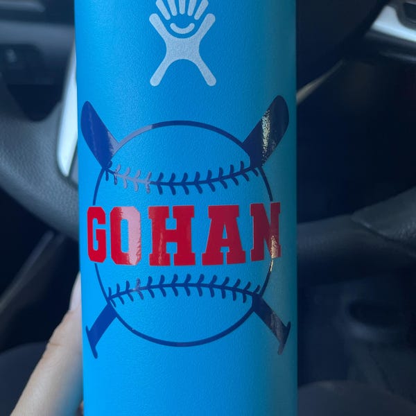 Custom Baseball Decal - Personalized Baseball Sticker - Car Decal ...