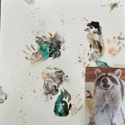 Wildflower Juniper Fox Poster - Etsy