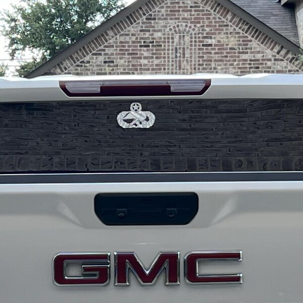 Maintenance Badge Decal (master USAF) Full Color, MX Badge, MX Badge ...