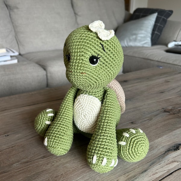 Turtle Crochet Pattern, Crochet Turtle, Amigurumi, Turtle Tutorial ...