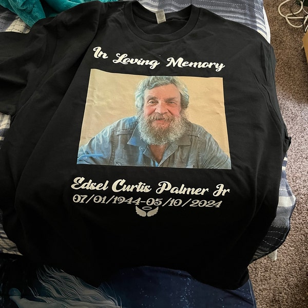 In Loving Memory Shirt Color Memorial Shirts, Rest in Peace Shirt, Gone ...