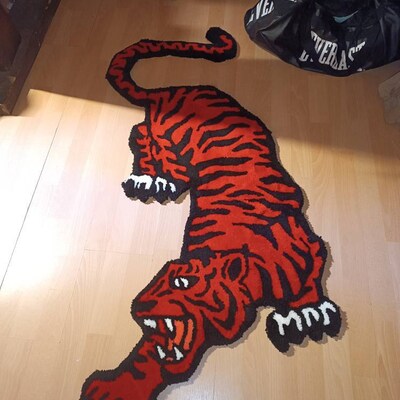 Koi Yin Yang Fish Rug Custom Asian Tufted Rug Fluffy & Soft Tufting - Etsy