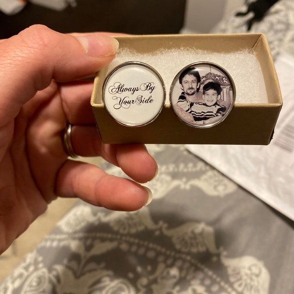 Memorial Cuff Links , Custom Photo Cuff Links, Wedding Cuff Links ...