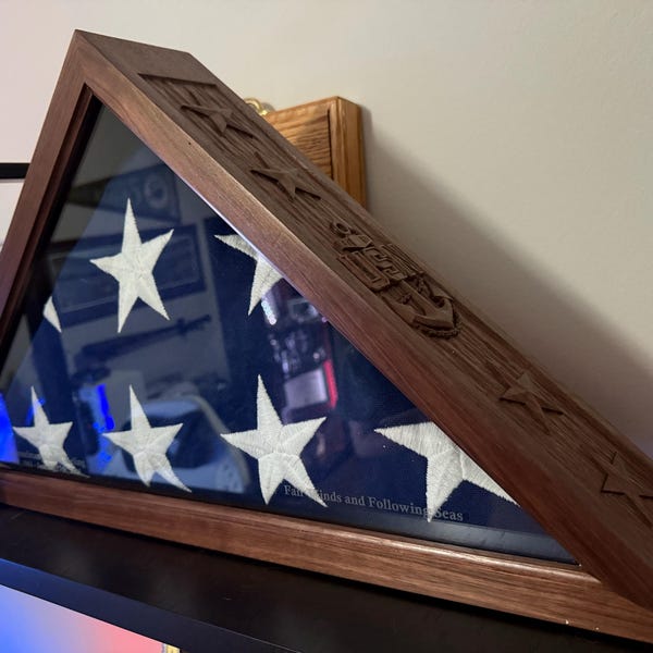 Custom 3D Carved Flag Boxes - Etsy